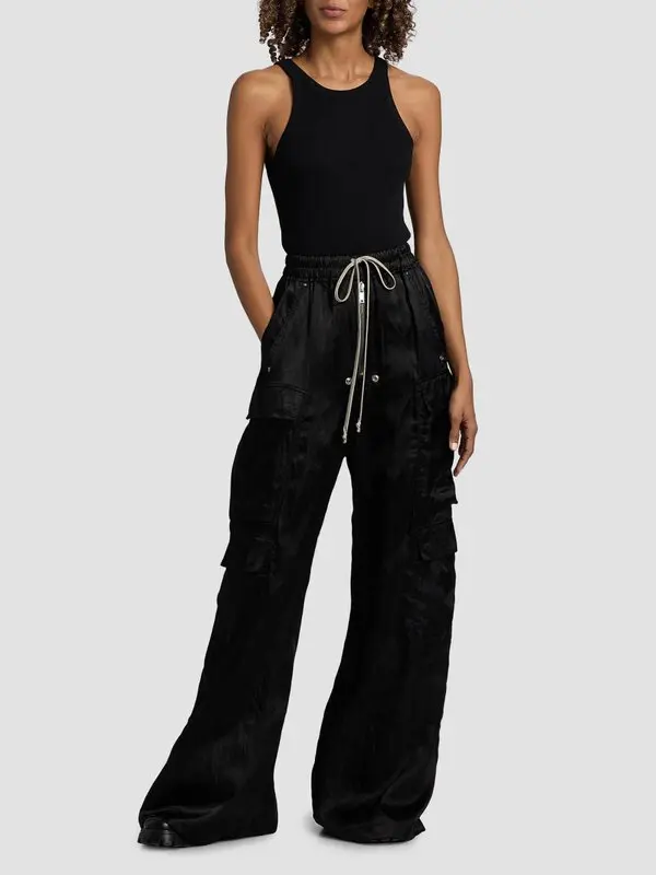 Rick Owens Cargobelas Wide-leg Cargo Pants