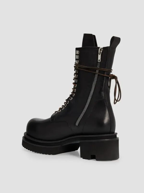 Rick Owens Tower Lace-up Bogun Boots