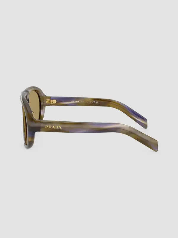 Prada 56mm Pilot Sunglasses