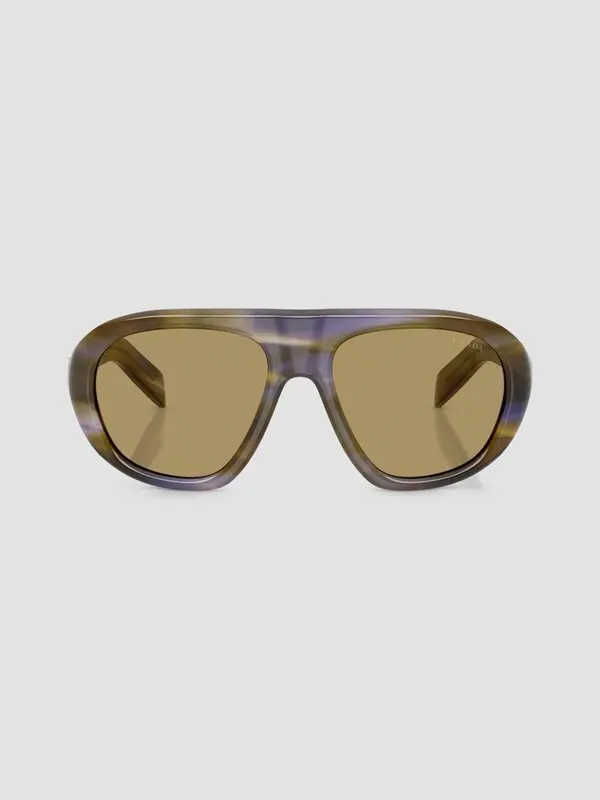 Prada 56mm Pilot Sunglasses
