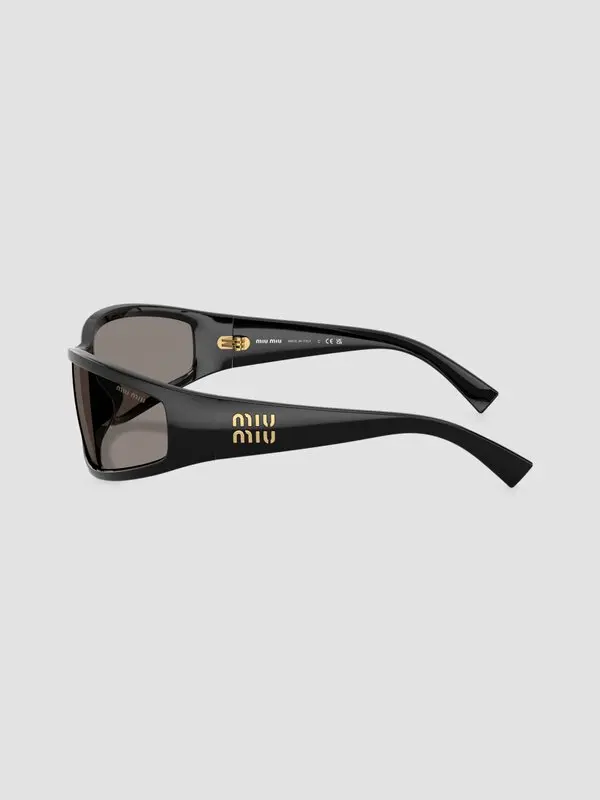 Miu Miu 69mm Wraparound Sunglasses