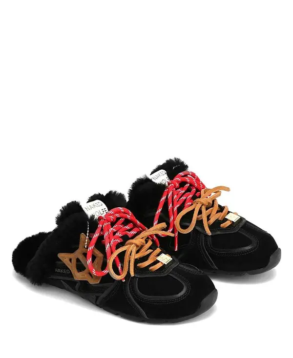 NAKED WOLFE Adorn Mule - Black