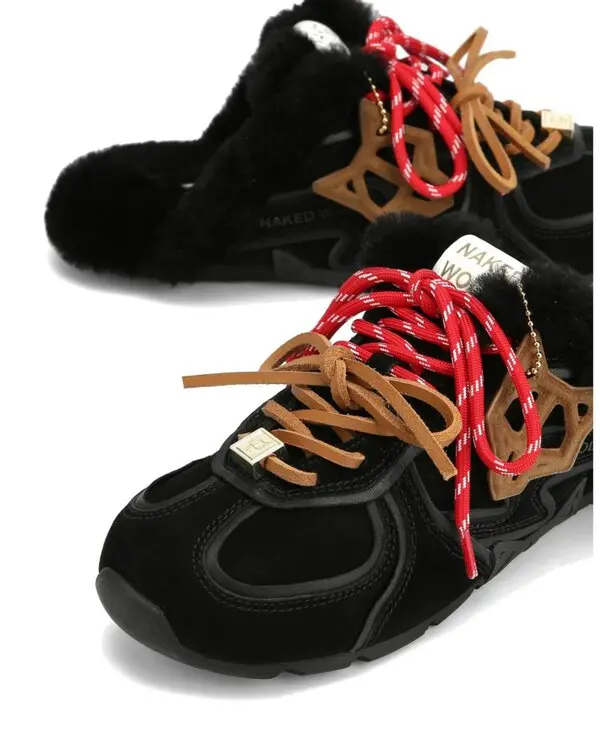 NAKED WOLFE Adorn Mule - Black