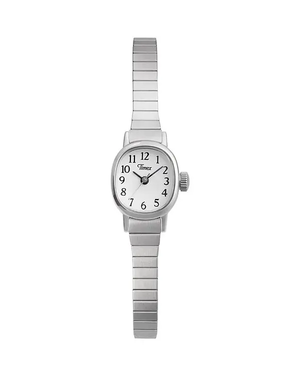 Timex® Cavatina Mini Watch, 17mm X 8mm - Silver