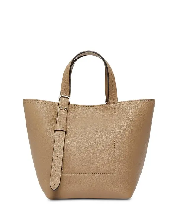 Max Mara Archetipo Extra Small Leather Handbag - Mud
