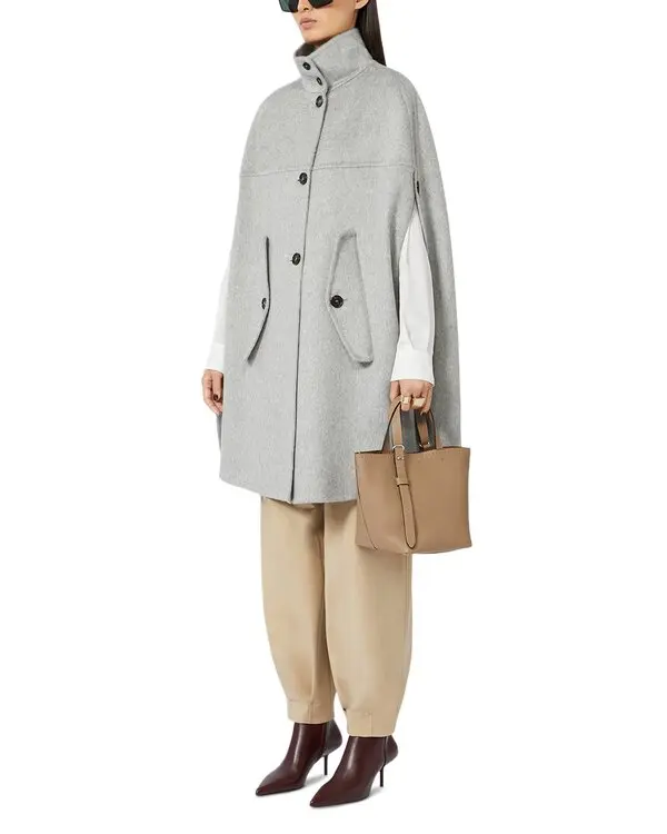 Max Mara Archetipo Extra Small Leather Handbag - Mud