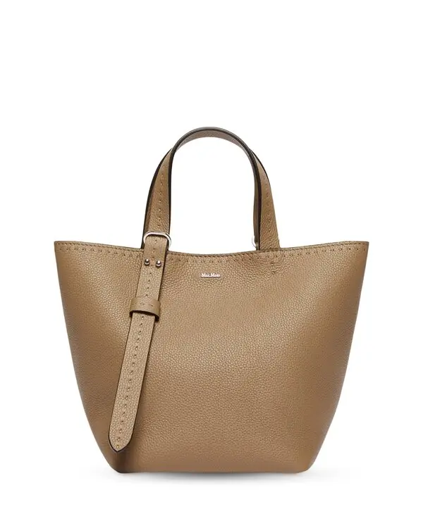 Max Mara Archetipo Extra Small Leather Handbag - Mud