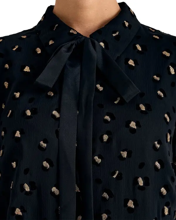 PHASE EIGHT Ines Sparkle Leopard Swing Dress