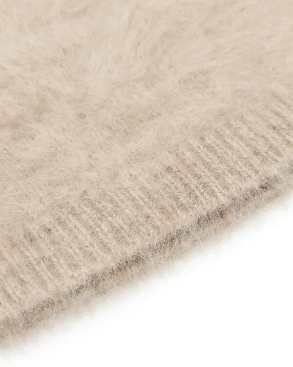 REISS Ava Brushed Cashmere Beanie