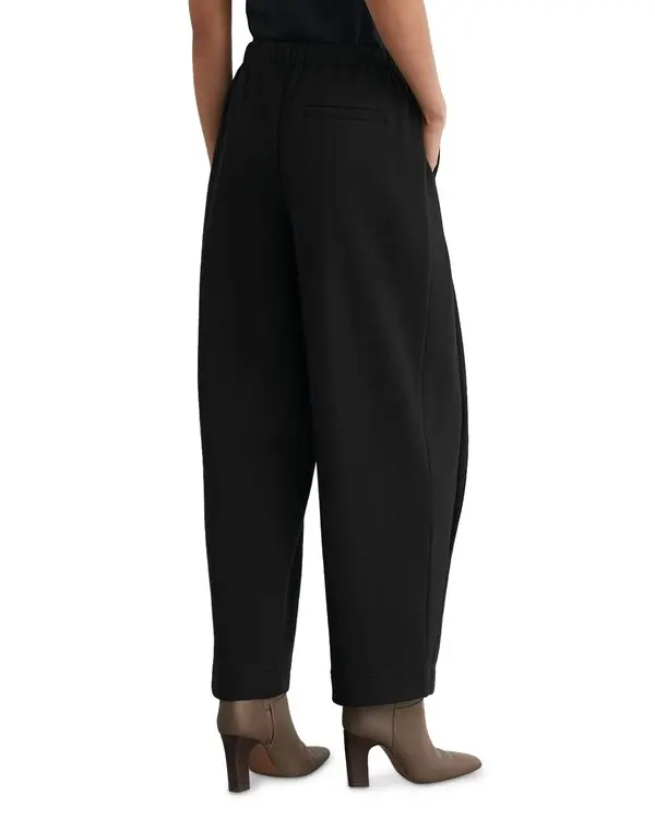 REISS Leoni Cotton Blend Barrel-leg Pants