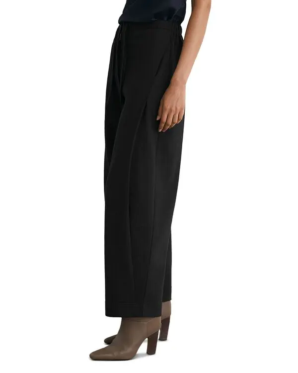 REISS Leoni Cotton Blend Barrel-leg Pants