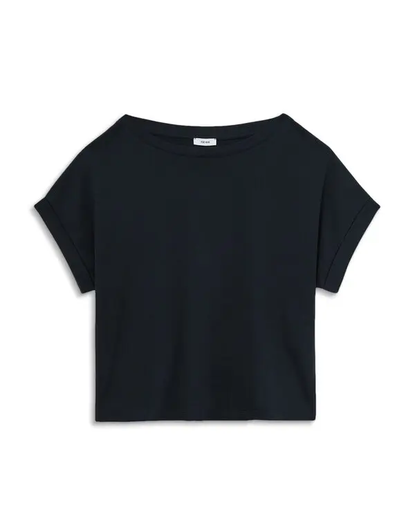 REISS Sia Cotton Off-the-shoulder Top