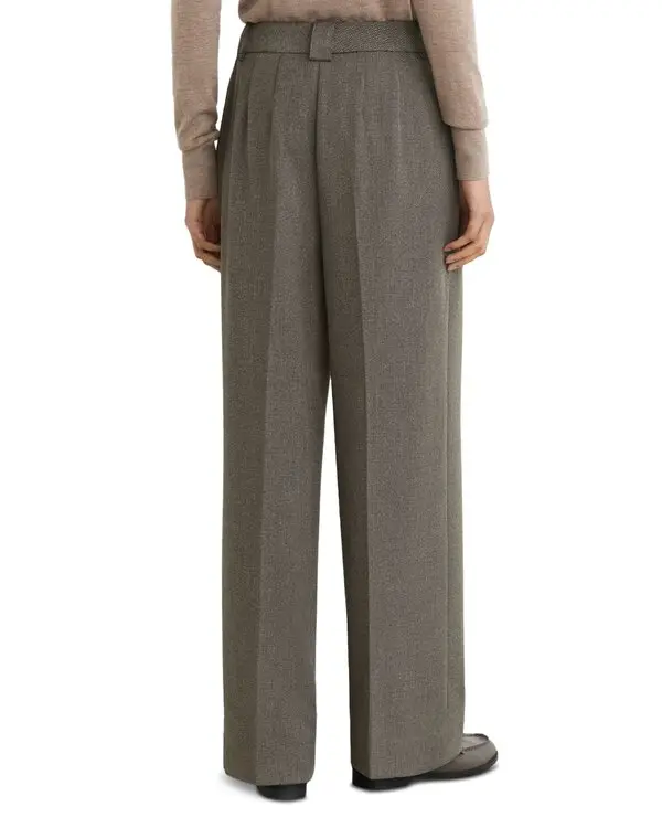 REISS Petites Katya Pleated Wide Leg Pants