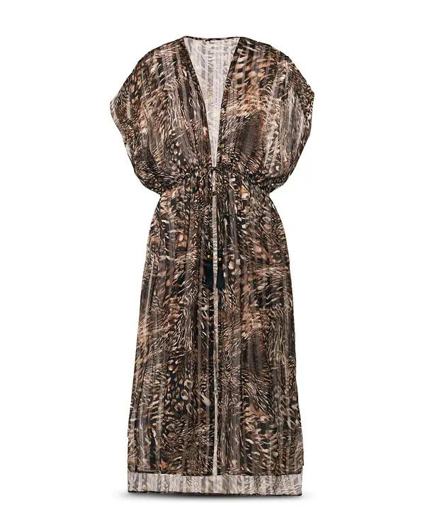 Miraclesuit Cat Call Kimono Swim Cover-up