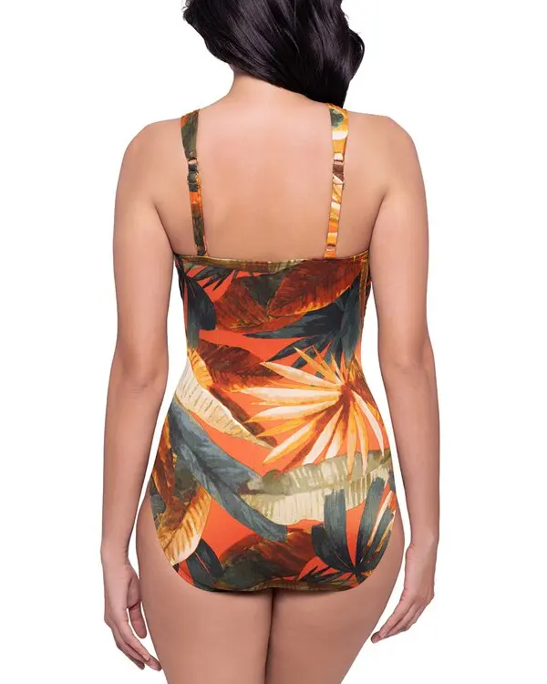 Miraclesuit Tropical Sole Europa Twist One Piece Swimsuit