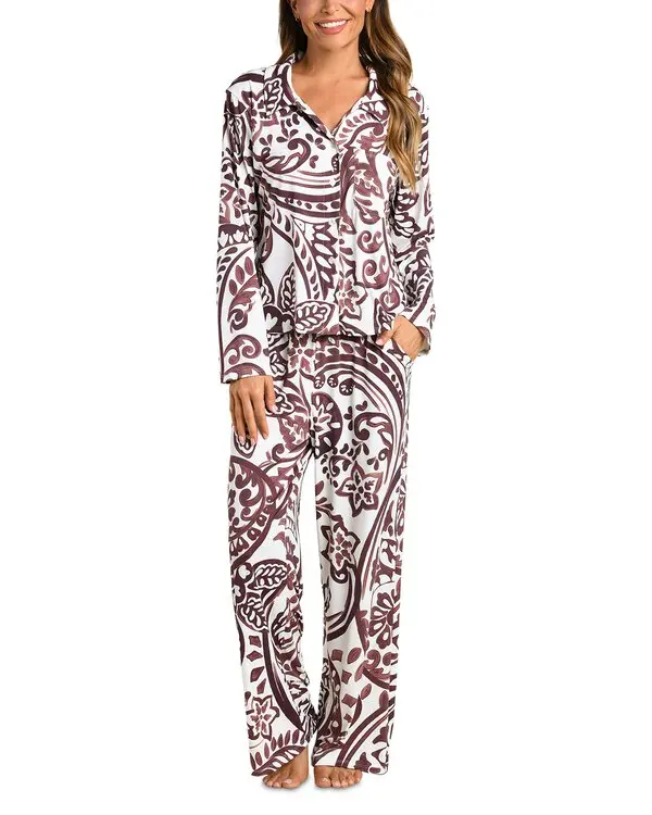 La Blanca Painted Paisley Pajama Set
