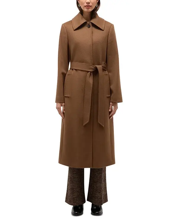 HOBBS LONDON Mira Wool Belted Coat