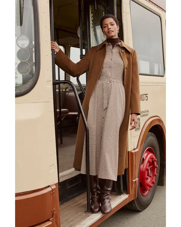 HOBBS LONDON Mira Wool Belted Coat