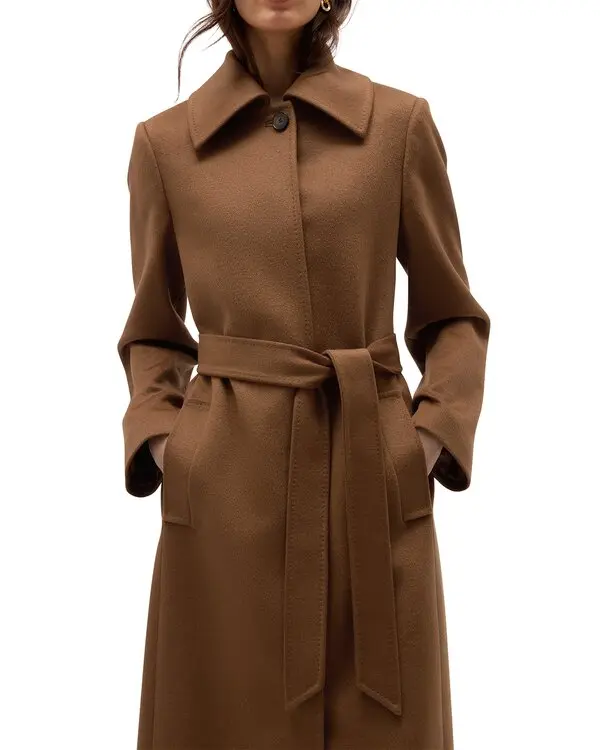HOBBS LONDON Mira Wool Belted Coat