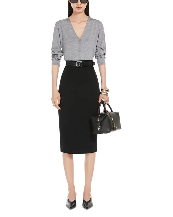 Max Mara Medium Calfskin Bowler Bag