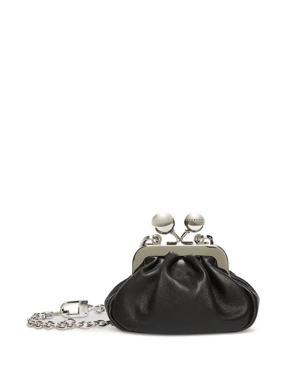 Max Mara Diomede Leather Convertible Clutch
