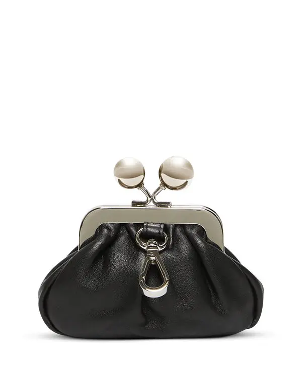 Max Mara Diomede Leather Convertible Clutch