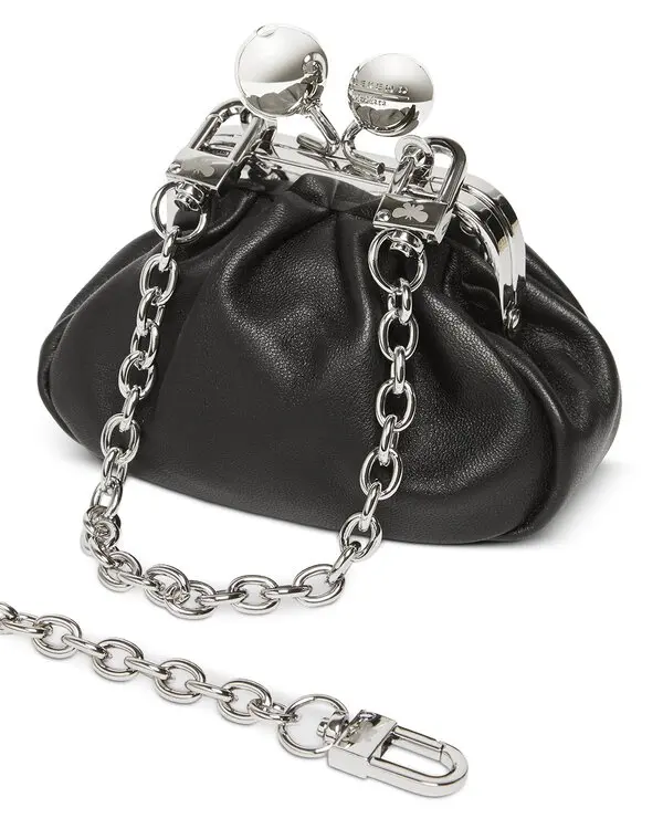 Max Mara Diomede Leather Convertible Clutch