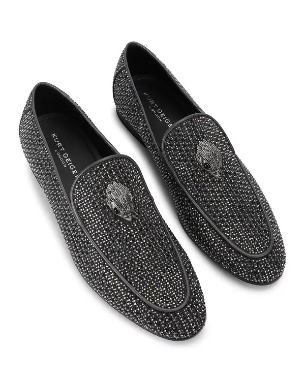 Kurt Geiger Hugh 2 Embellished Leather Loafers