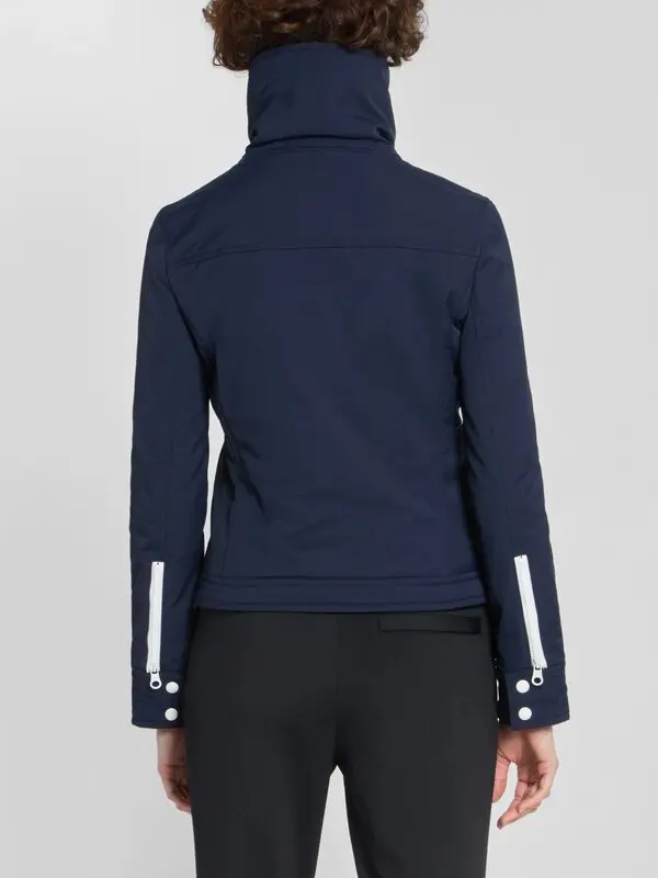 COURREGES Logo Nylon Zip-front Jacket