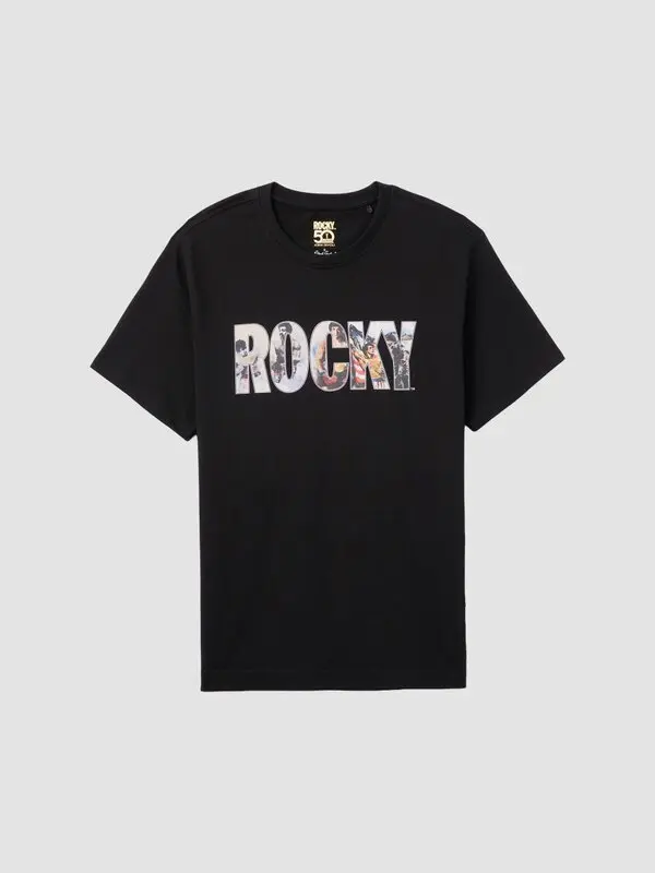 Robert Graham The Rockyverse Graphic T-shirt - Black