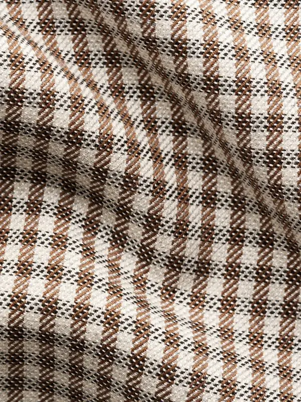 Eton Gingham Cotton-blend Button-front Shirt