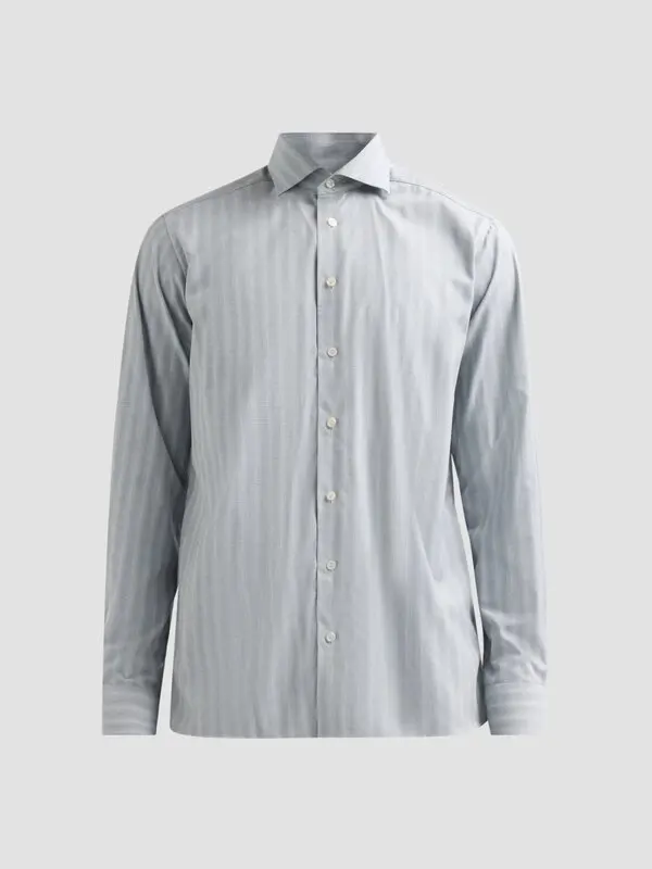 Eton Glen Checktwill Button-front Shirt