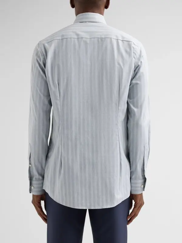 Eton Glen Checktwill Button-front Shirt