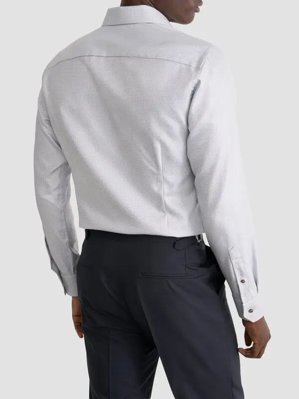 Eton Micro Check Twill Shirt