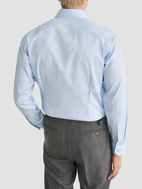 Eton Cotton Dress Shirt - Light Blue