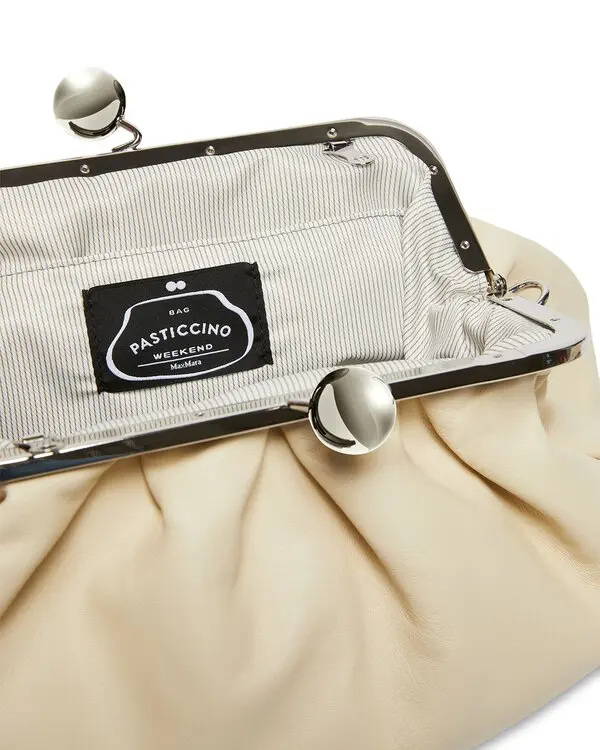 Max Mara Deconstructed Medium Pasticcino Leather Bag
