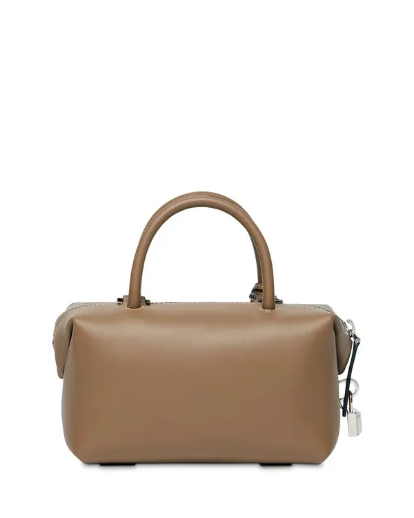Max Mara Small Leather Bowler Bag - Mud
