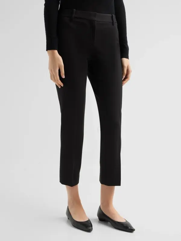 Theory Treeca Slim-fit Crop Trousers