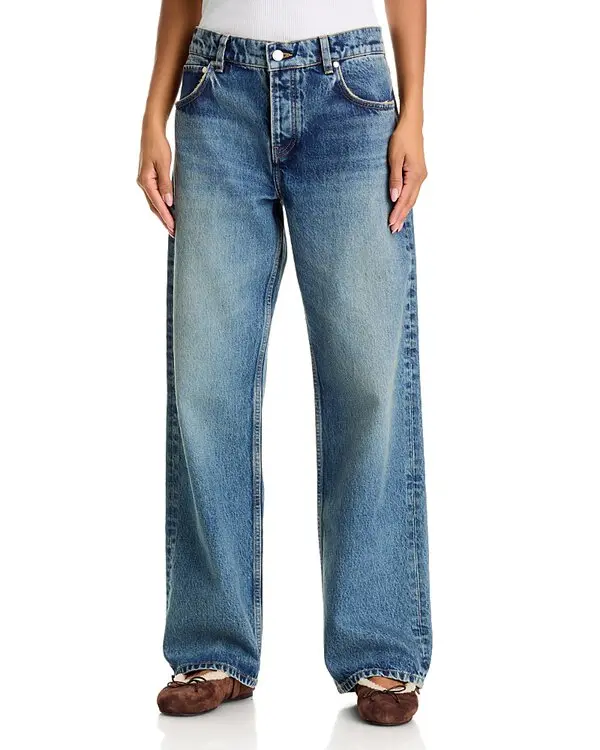 EB DENIM Mid Rise Baggy Jeans