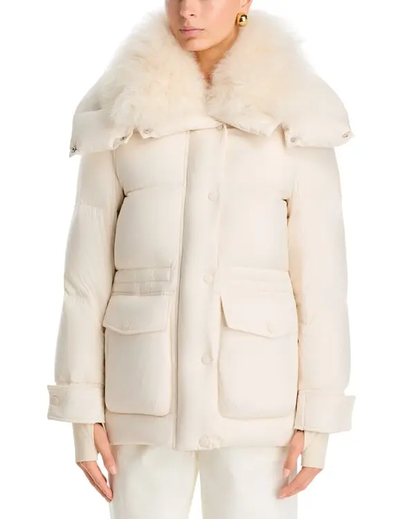 Sam. Scout Shearling Trim Puffer Coat