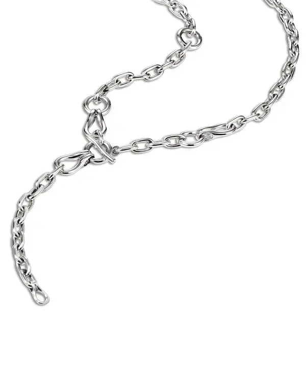 John Hardy Sterling Surf Link Lariat Necklace, 15-18