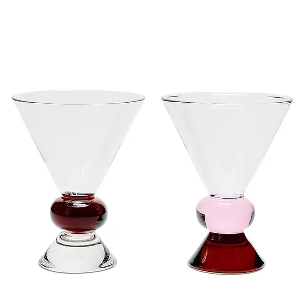 SOPHIE LOU JACOBSEN Totem Wine Glasses, Set Of 2 - Provence