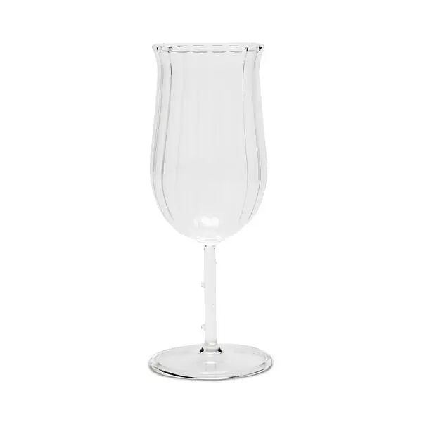 SOPHIE LOU JACOBSEN Tulip Wine Glass, Set Of 4 - Clear