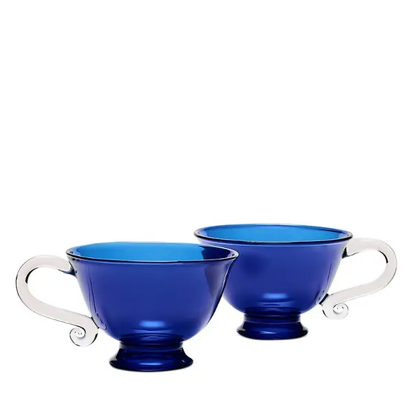 SOPHIE LOU JACOBSEN L'espresso Cups, Set Of 2 - Blue