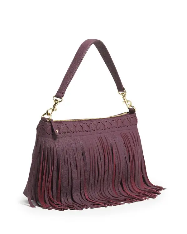 Stoney Clover Lane Brighton Fringed Leather Clutch