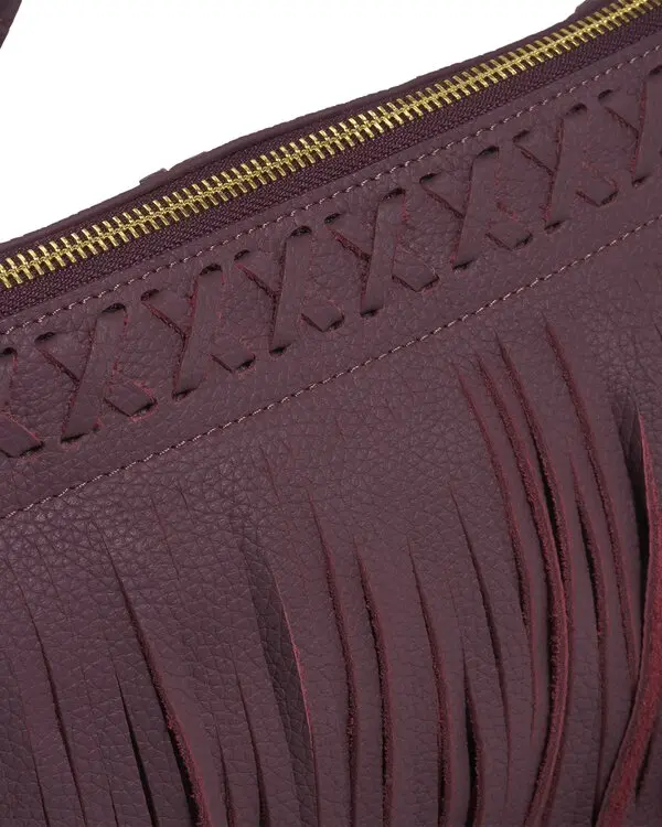 Stoney Clover Lane Brighton Fringed Leather Clutch