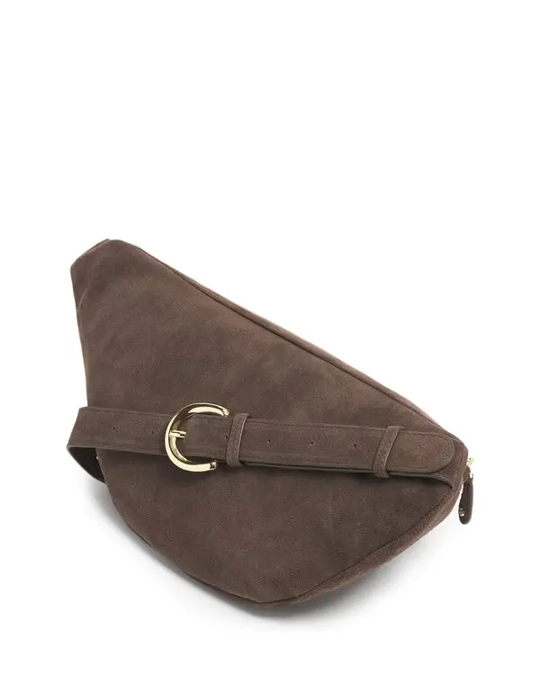 Stoney Clover Lane Pittsford Suede Sling Bag - Chocolate