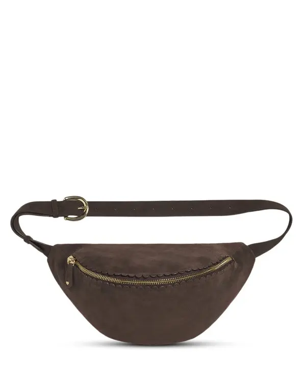 Stoney Clover Lane Pittsford Suede Sling Bag - Chocolate