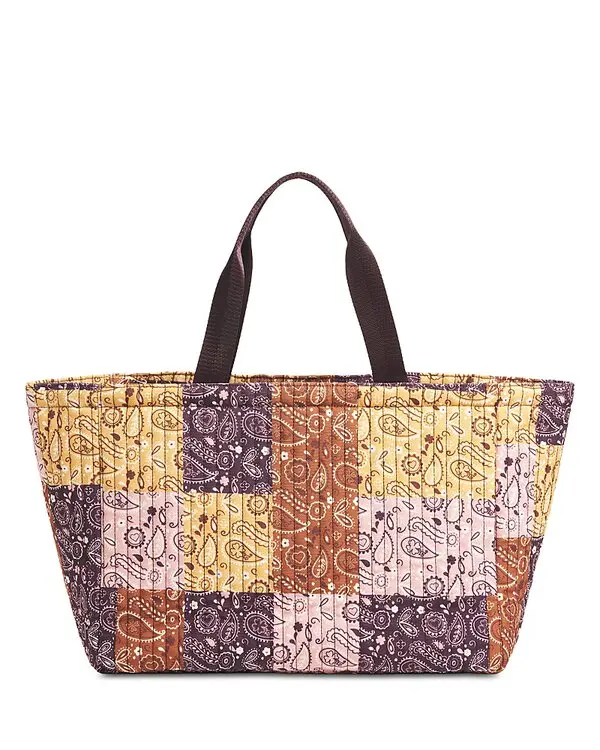 Stoney Clover Lane Large Everything Quilted Canvas Tote - Multi