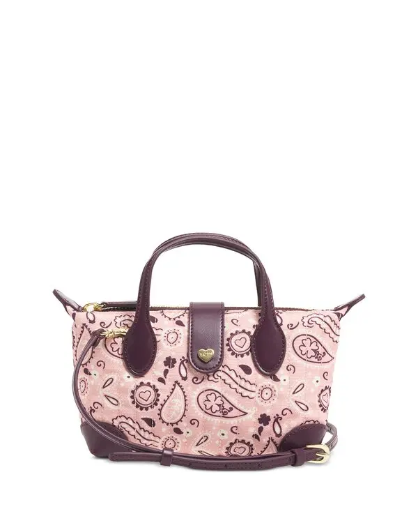 Stoney Clover Lane Paisley Quilted Canvas Pouchette Crossbody